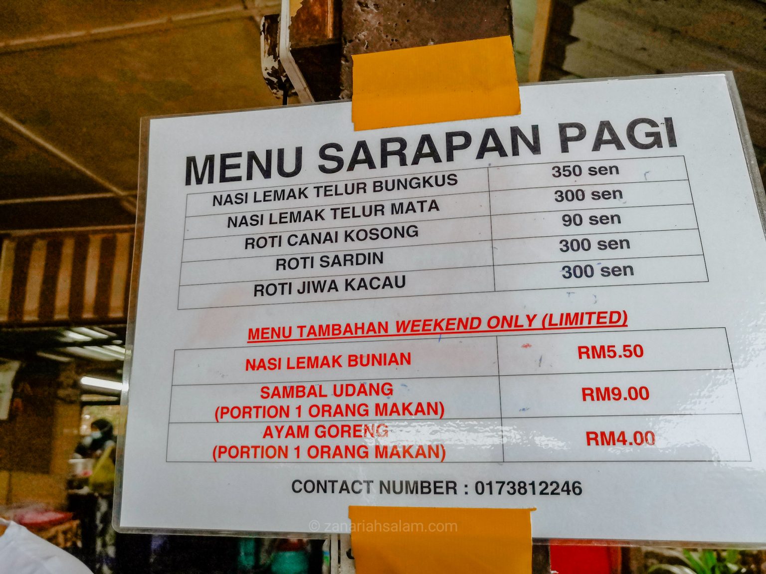 MENIKMATI SARAPAN DI WARUNG BUNIAN - zanariahsalam.com